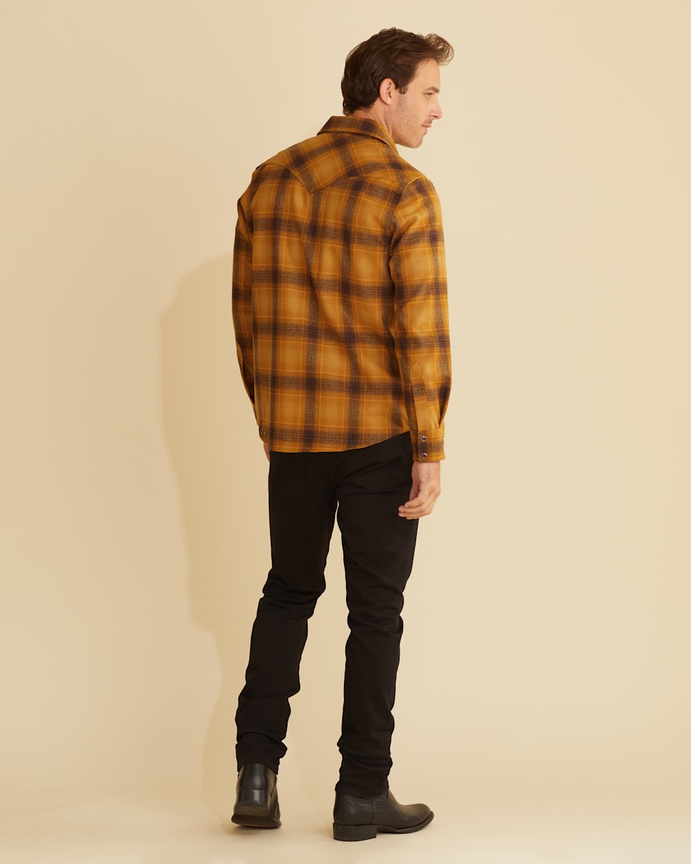 Shop Men's Plaid Snap-Front Western Canyon Shirt