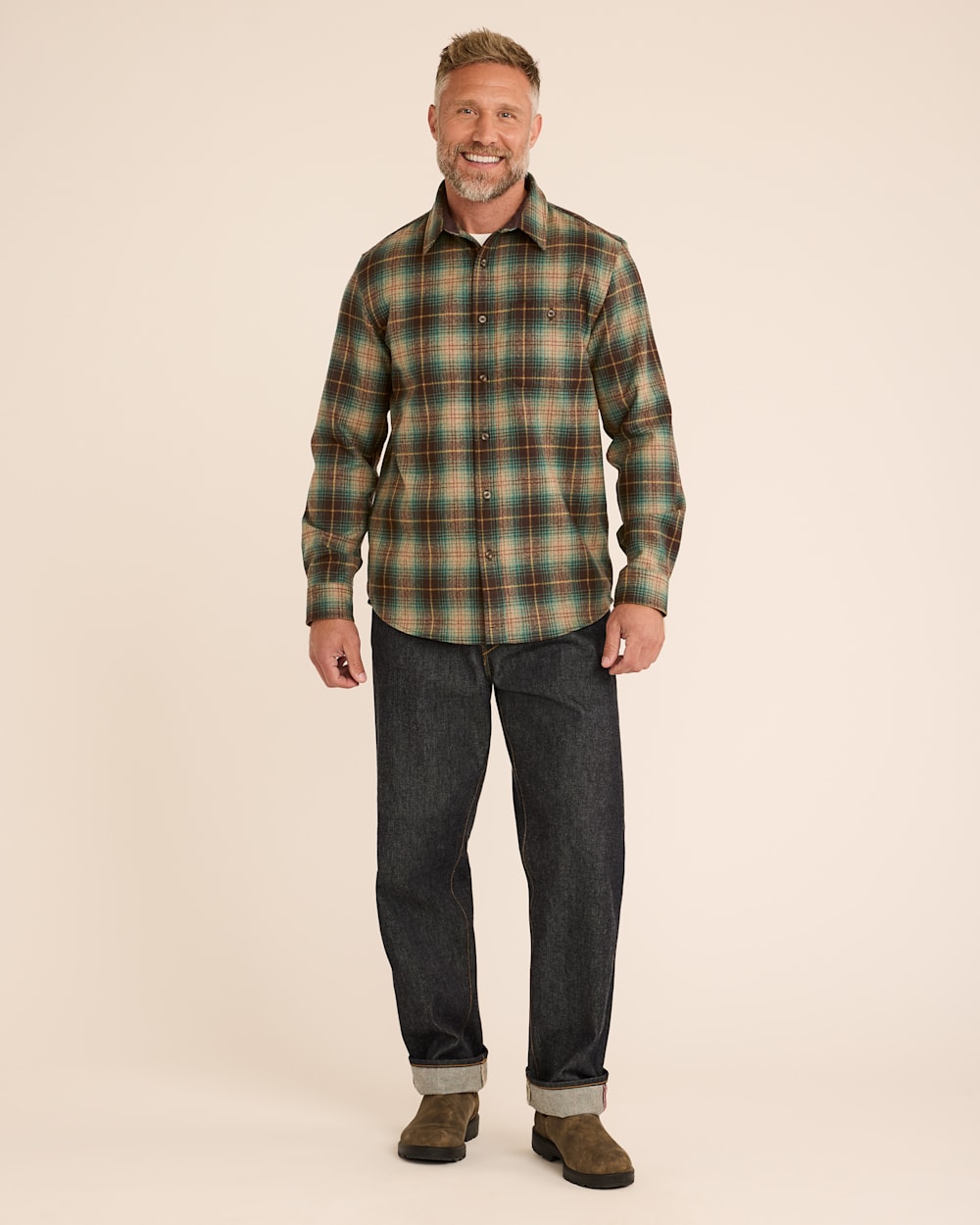 Shop Men's Plaid Elbow-Patch Trail Shirt | Pendleton