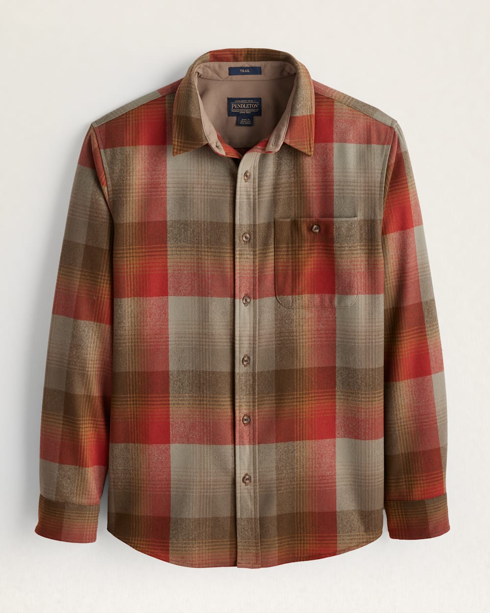 Shop Men's Plaid Elbow-Patch Trail Shirt