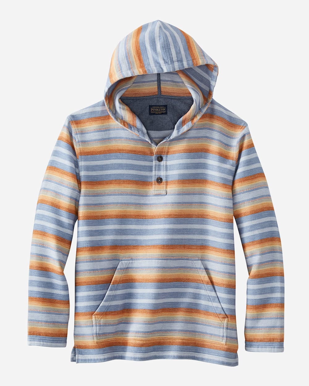 MEN'S SERAPE STRIPE HOODIE POPOVER | Pendleton