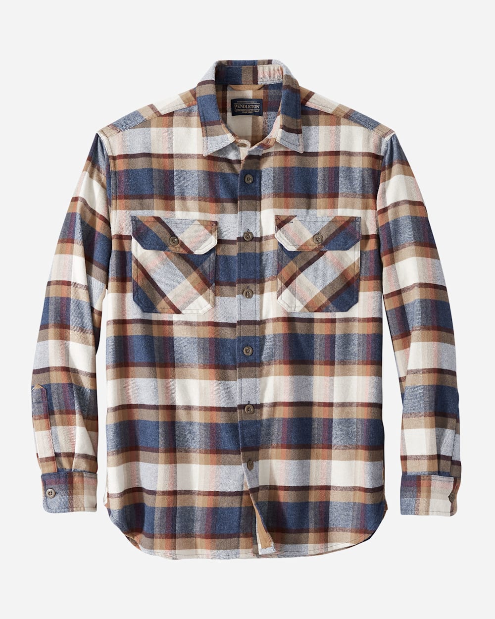 MEN'S BURNSIDE DOUBLE-BRUSHED FLANNEL SHIRT | Pendleton