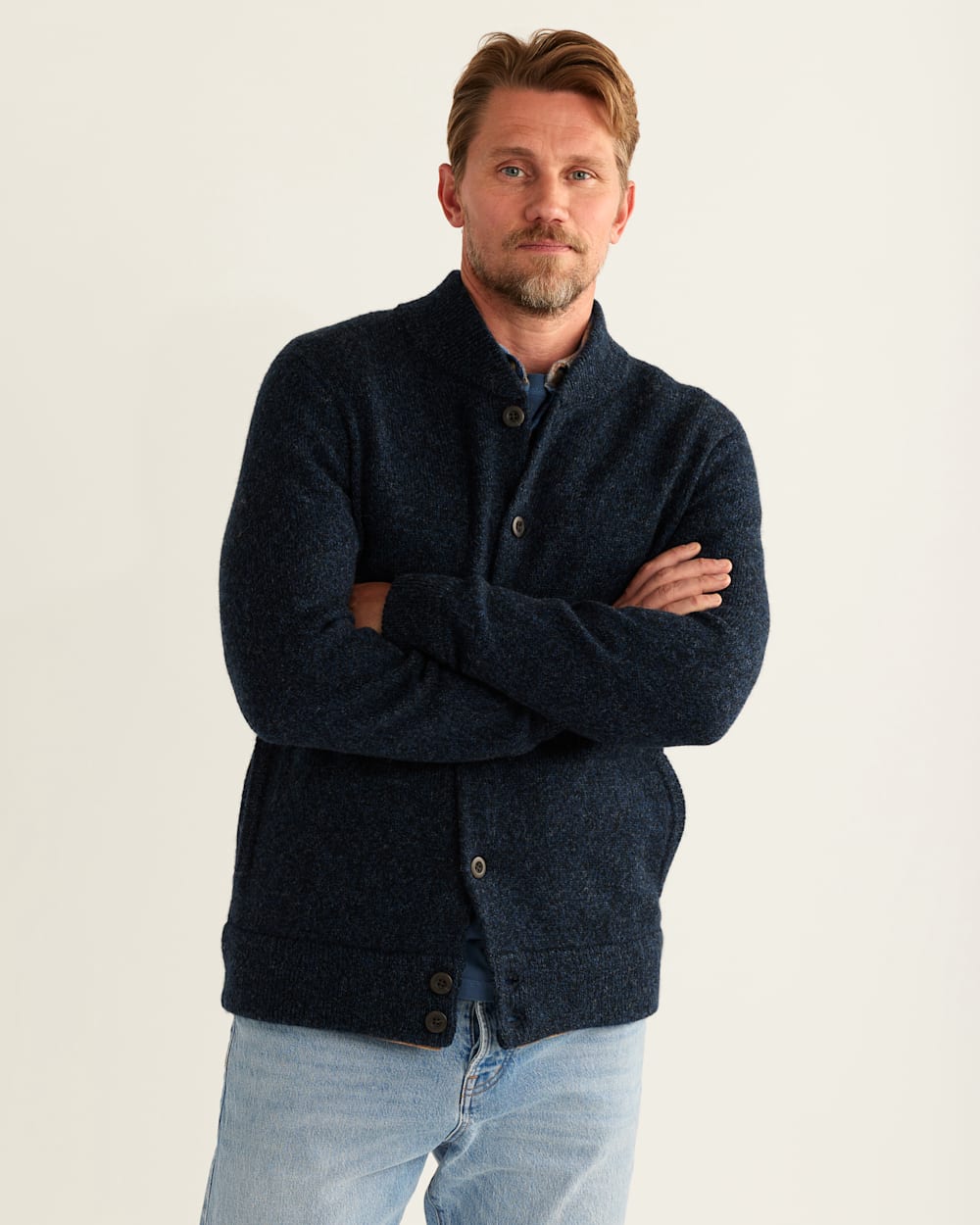 Shop the Stylish Men's Shetland Collection Cardigan | Pendleton