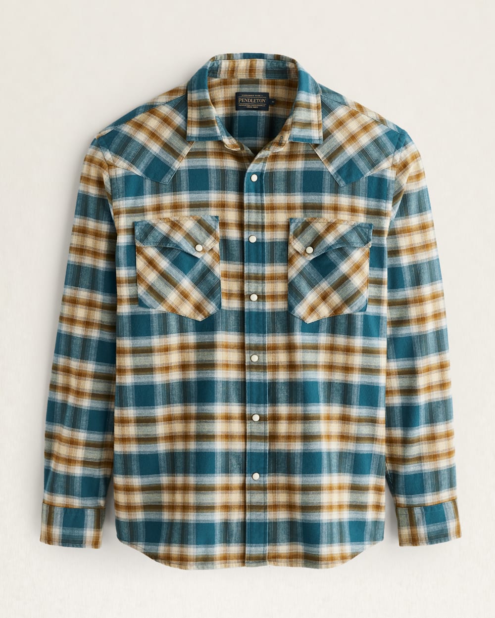 Shop Men's Plaid Wyatt Snap-Front Cotton Shirt | Pendleton
