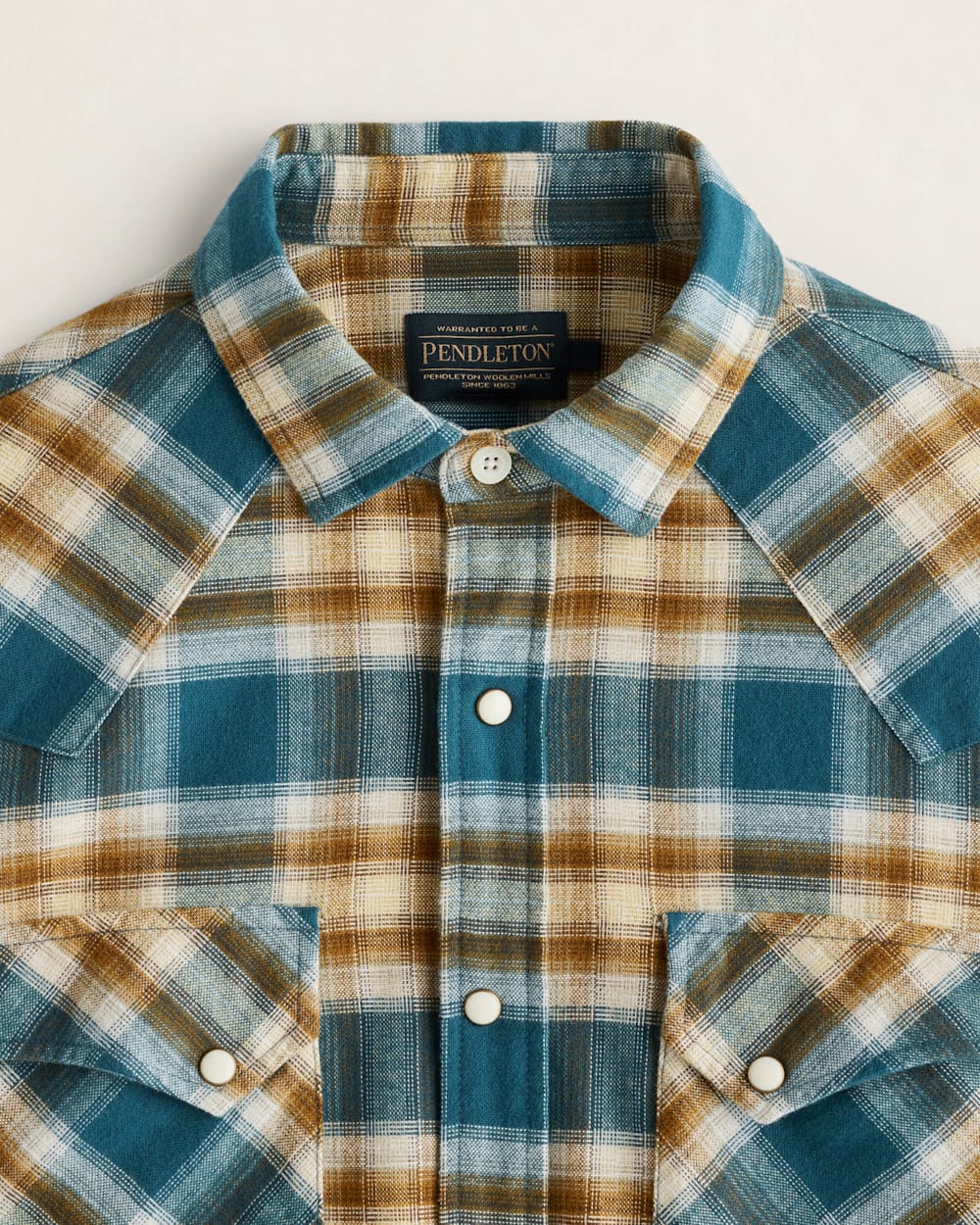 Shop Men's Plaid Wyatt Snap-Front Cotton Shirt | Pendleton