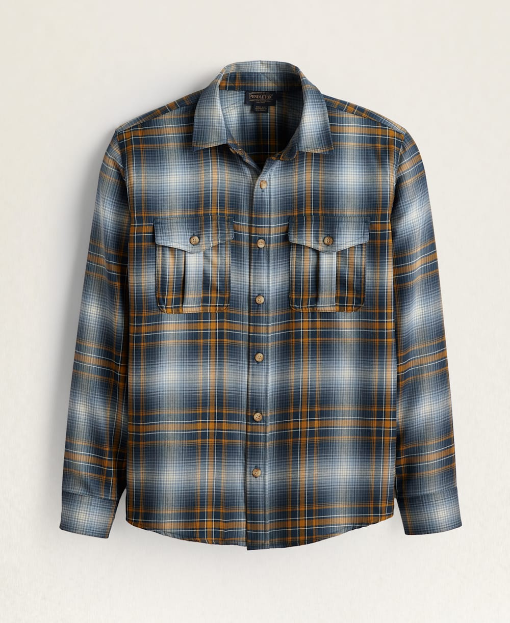 Year-Round Comfort with Men's Plaid Harrison Merino Shirts | Pendleton