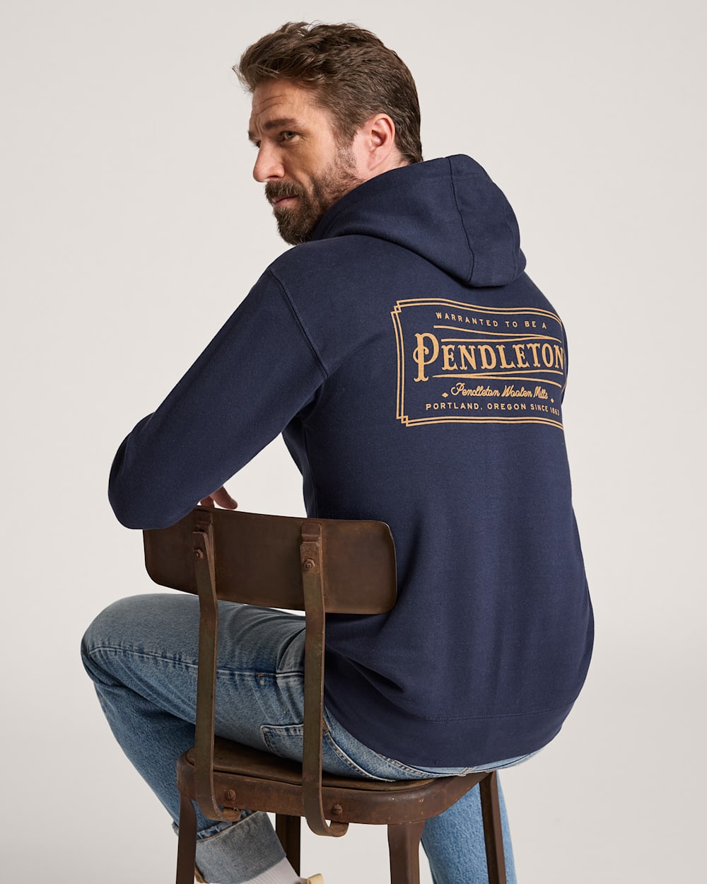 Stay Stylish with Men's Heritage Logo Hoodie | Pendleton