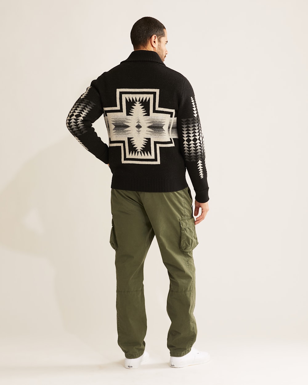 Stay Stylish & Cozy in Men's Harding Zip Lambswool Cardigan | Pendleton