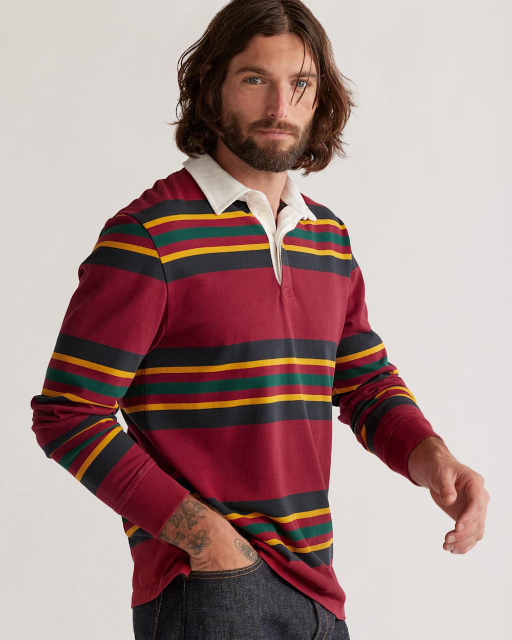 Shop Our Pendleton Unisex Decker Rugby Stripe Shirt | Pendleton