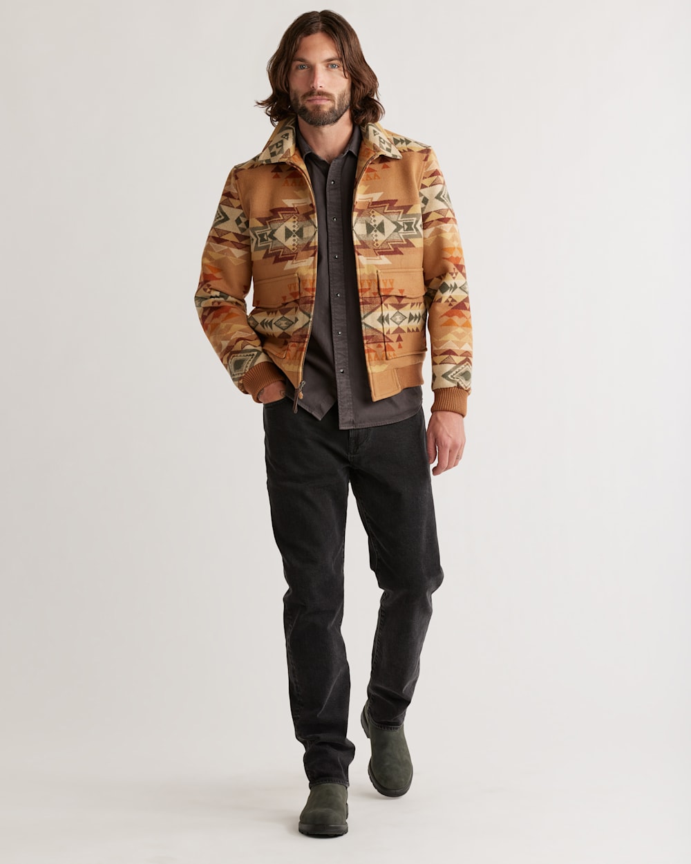 Shop Our Pendleton Men's Colton Zip-Front Wool Coat | Pendleton
