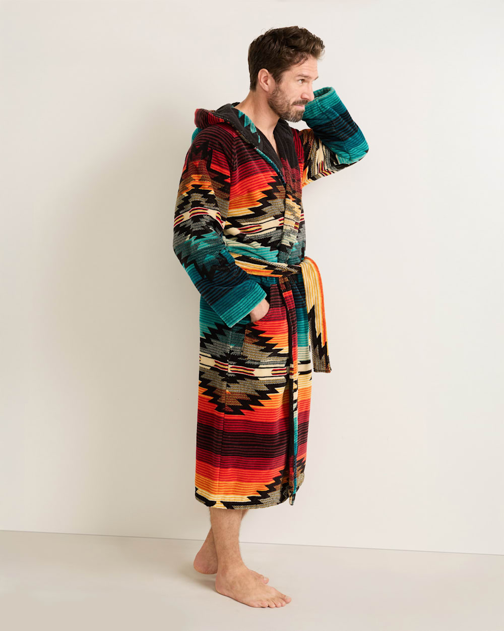 Shop Our Pendleton Unisex Cotton Terry Velour Robe | Pendleton