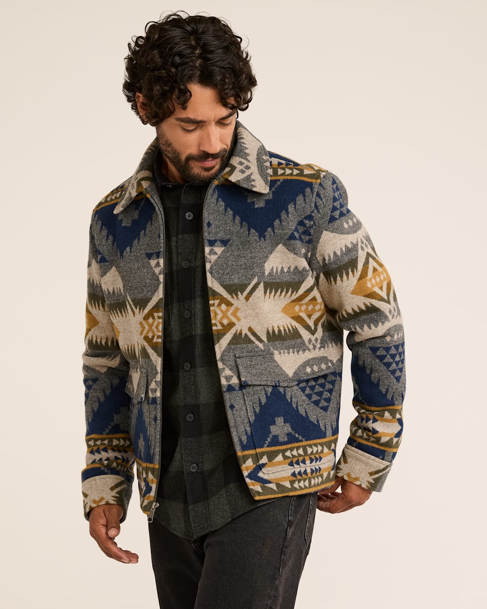 Shop Men's Colton Zip-Front Wool Coat | Pendleton