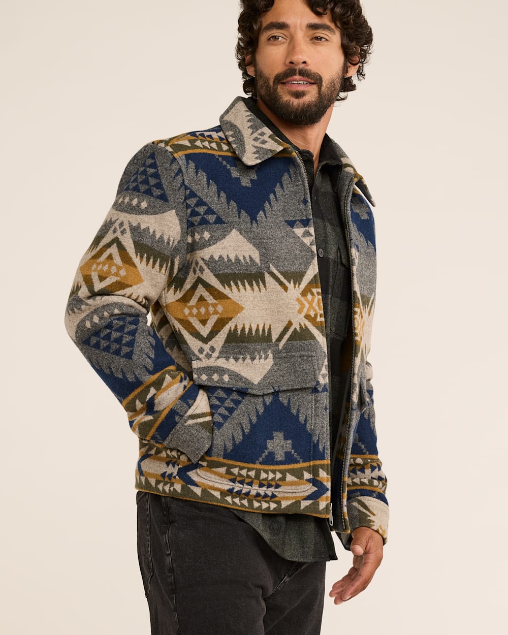 Shop Men's Colton Zip-Front Wool Coat | Pendleton