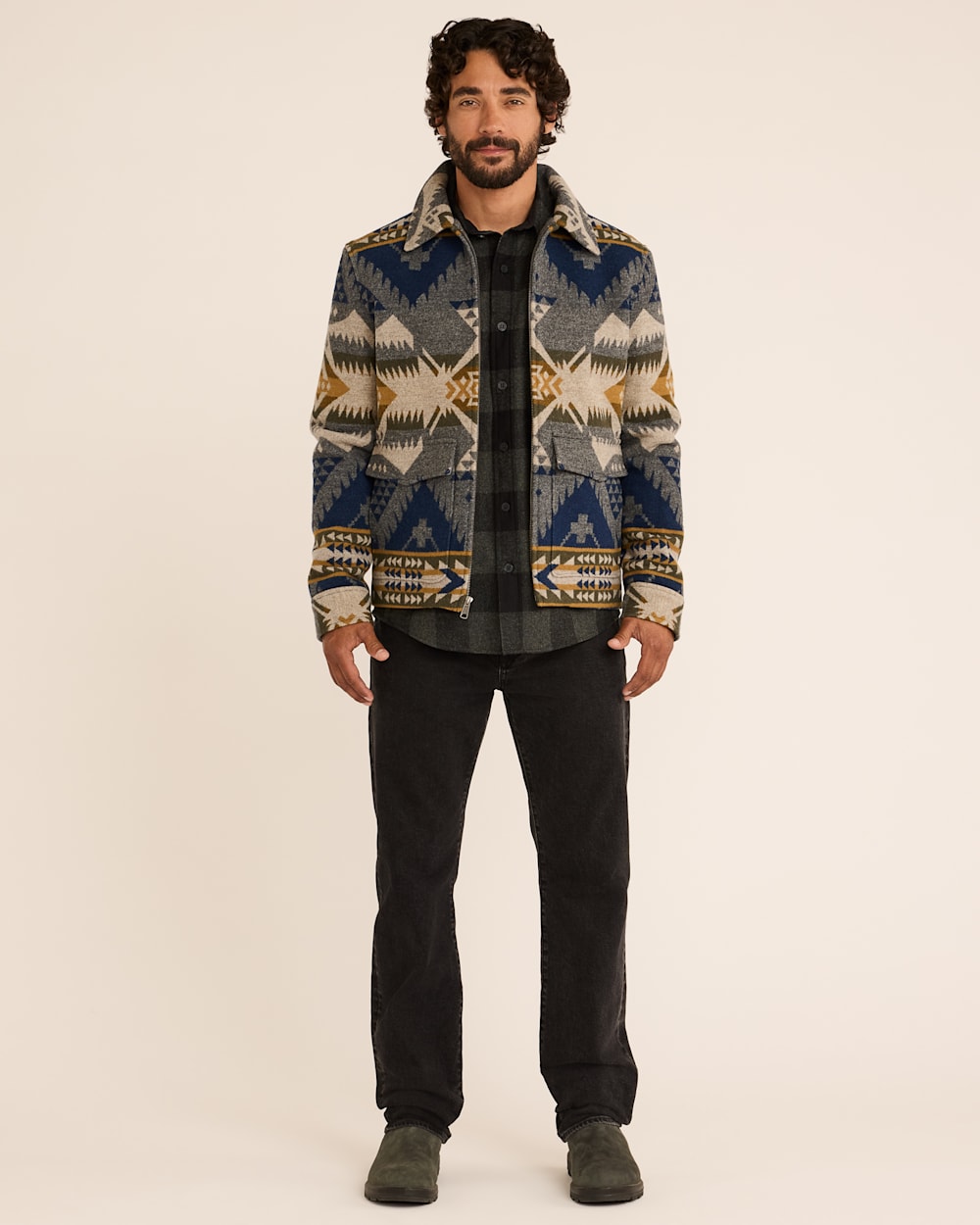 Shop Men's Colton Zip-Front Wool Coat | Pendleton