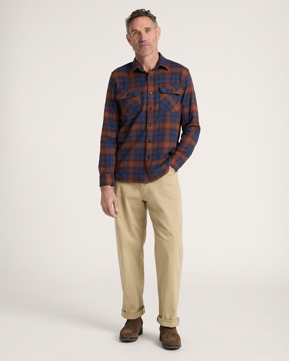 Shop Men's Plaid Burnside Flannel Shirt in Shirts | Pendleton