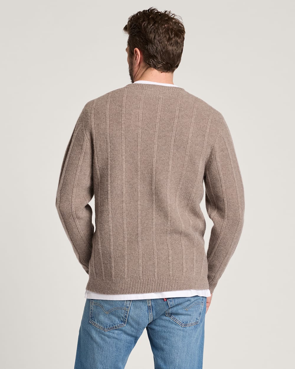 Shop Men's Mixed Stitch Merino V-Neck in Sweaters | Pendleton
