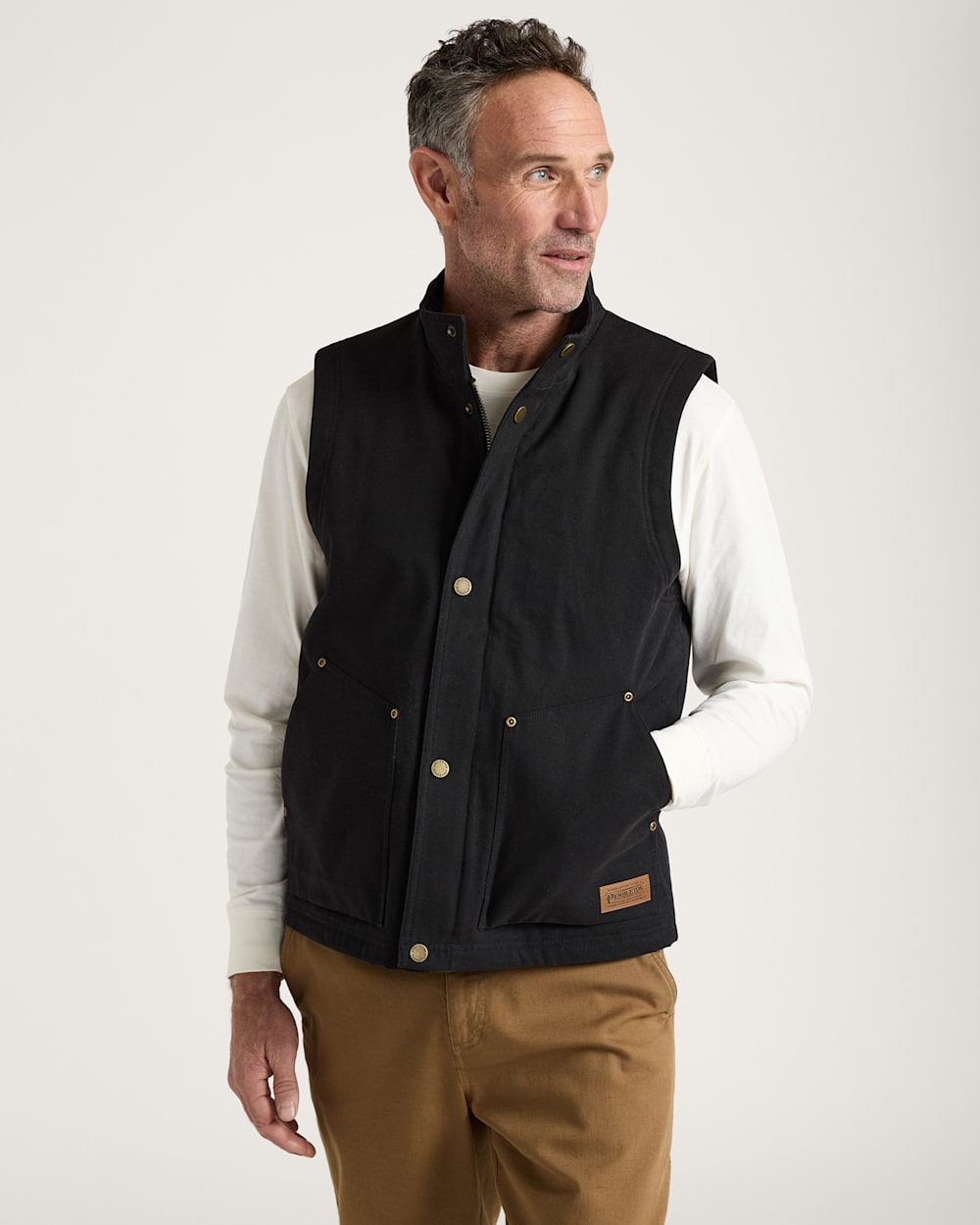 Shop Men's Pine Grove Canvas Vest in Vests | Pendleton