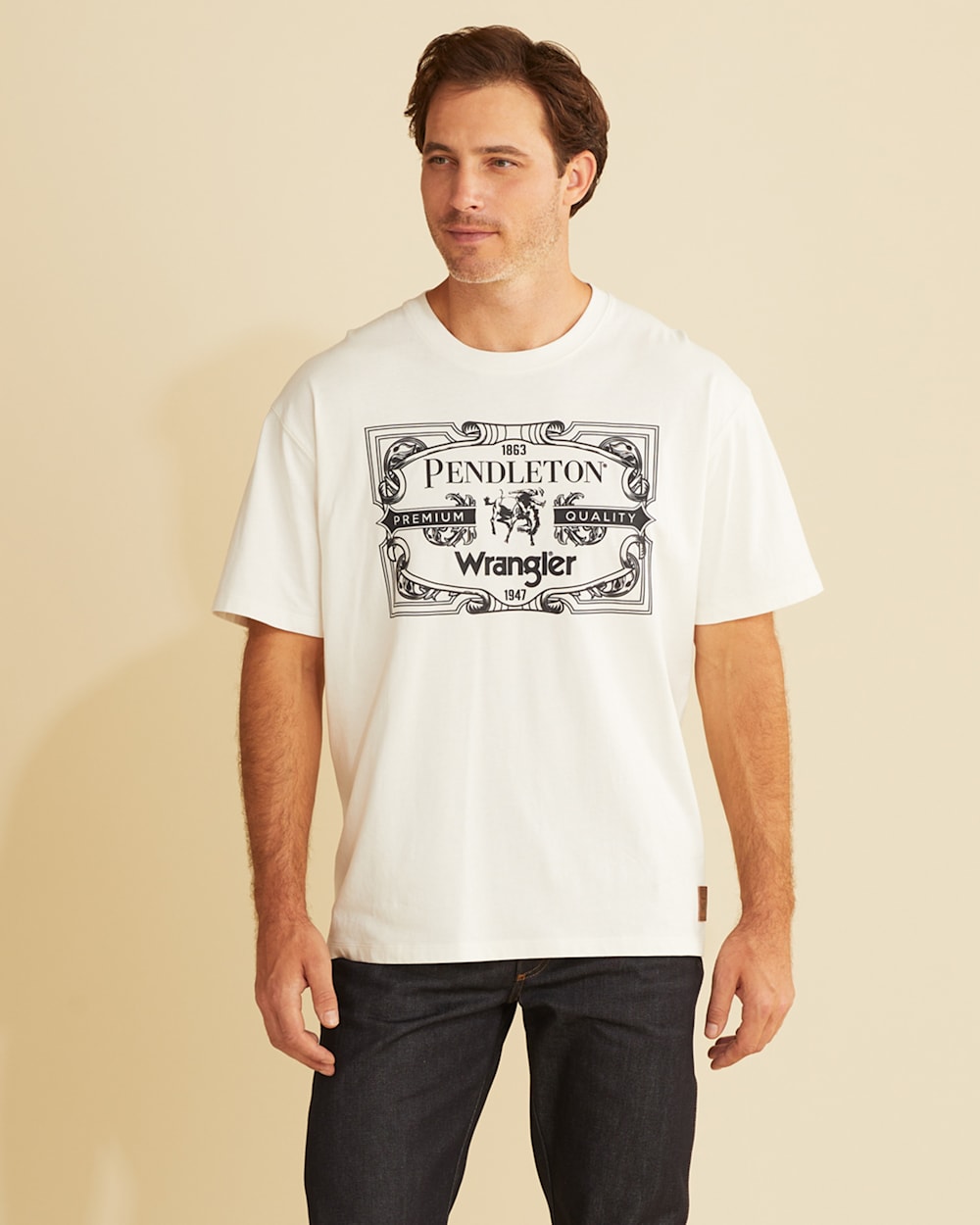 Wrangler x Pendleton Men's Short-Sleeve Logo Tee