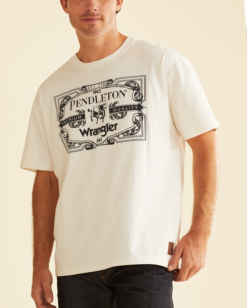 Wrangler x Pendleton Men's Short-Sleeve Logo Tee