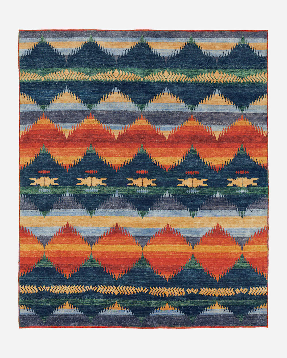 Handmade Wool Woven Ombre Rug | Pendleton