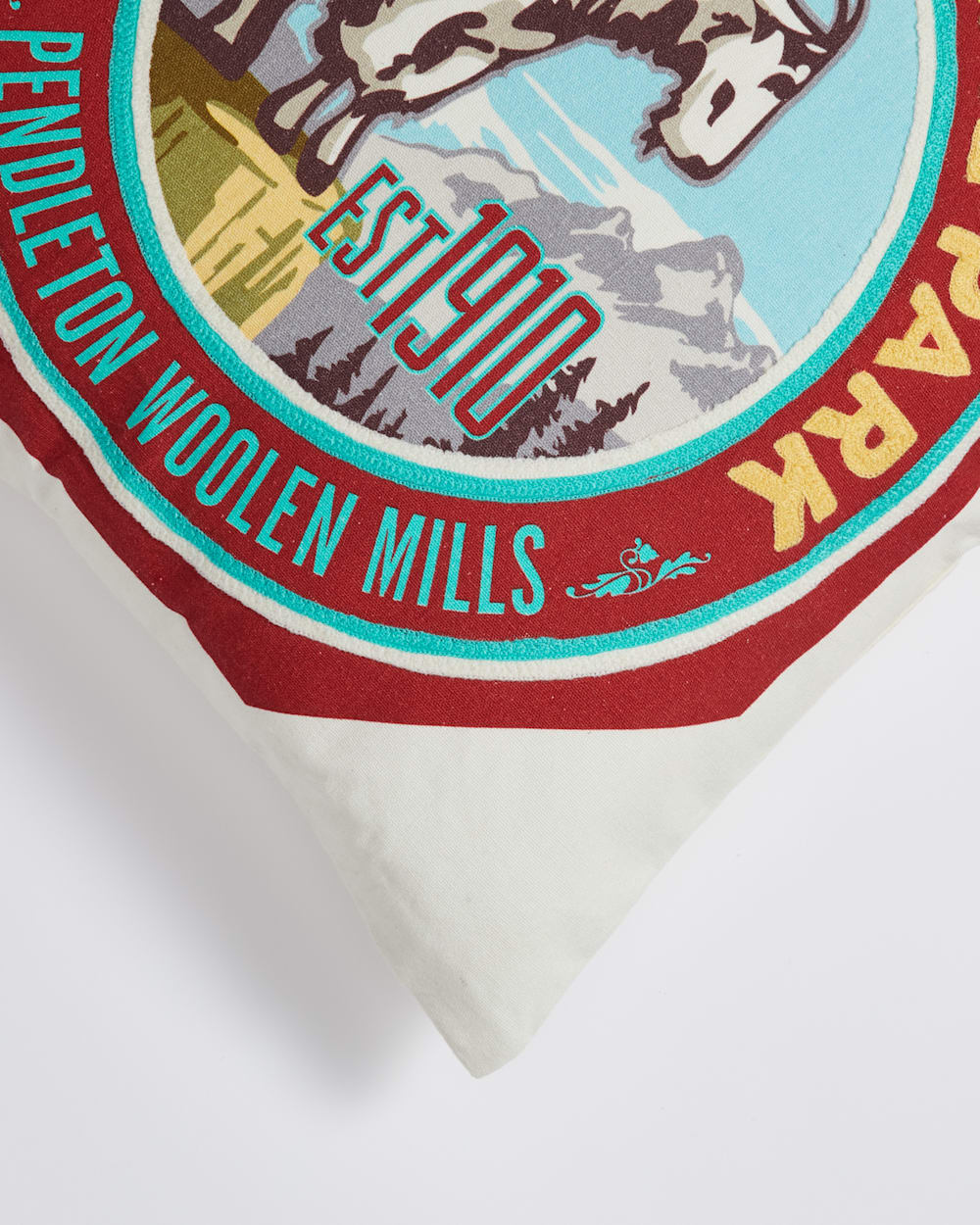 Glacier National Park Patch Pillow | Pendleton