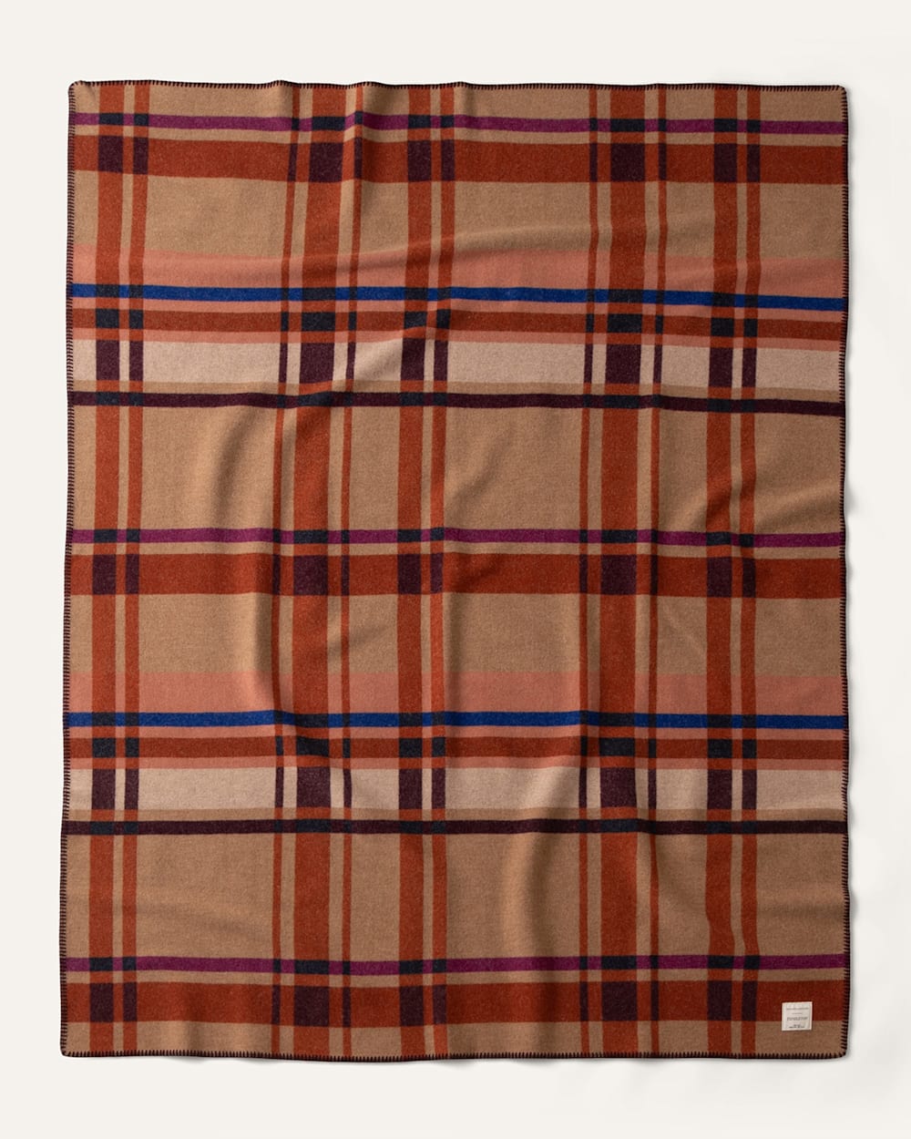 Shop Schoolhouse Abington Hall Academy Khaki Throw in Home & Blankets ...