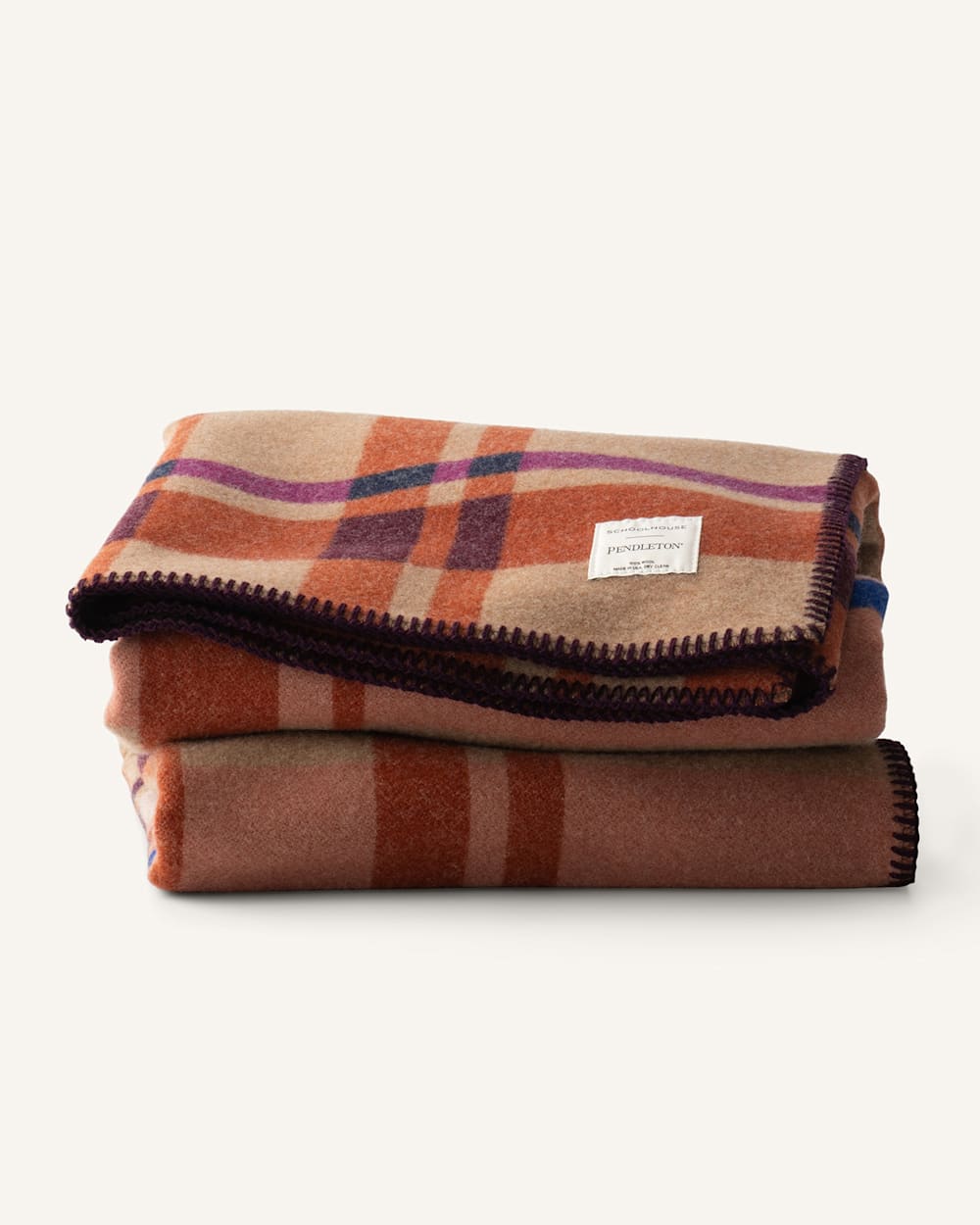 Shop Schoolhouse Abington Hall Academy Khaki Throw in Home & Blankets ...