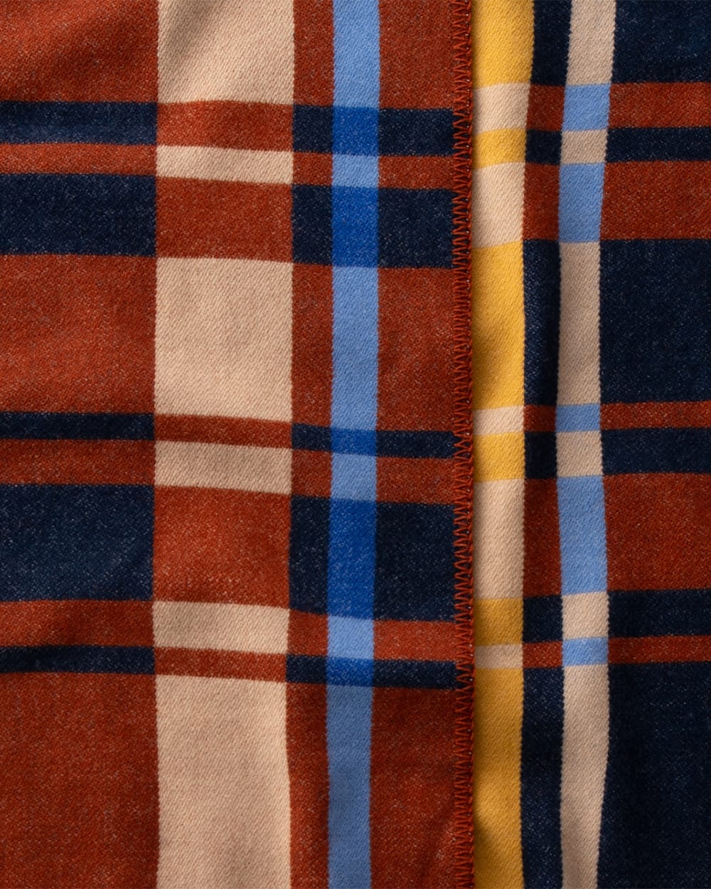 Shop Schoolhouse Abington Hall University Blue Throw in Home & Blankets ...