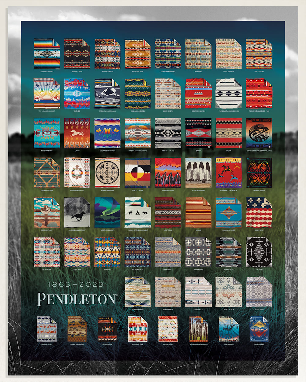Decorate with 2023 Pendleton Blanket Poster | Pendleton