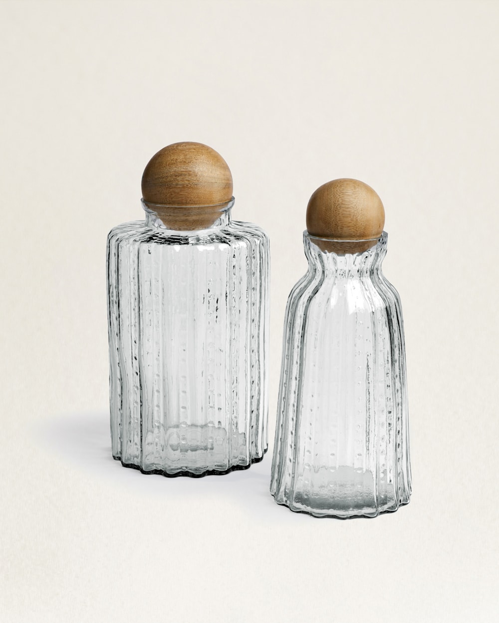Shop Ruffle Glass & Mango Wood Canister | Pendleton