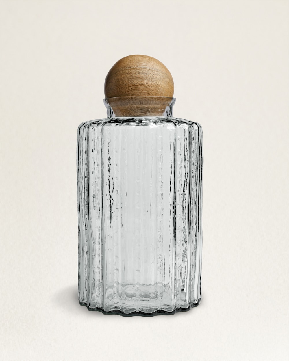 Shop Ruffle Glass & Mango Wood Canister | Pendleton