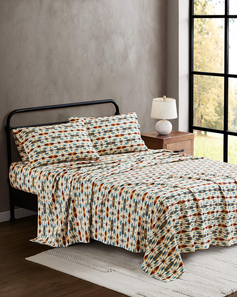Shop Prairie Springs Flannel Sheet Set for Cozy Bedding | Pendleton