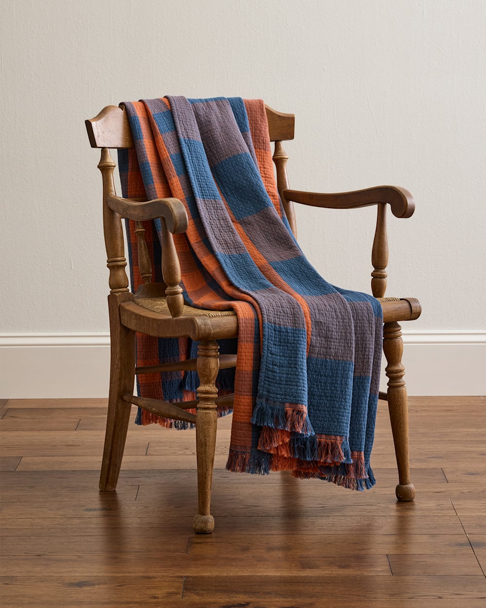 Shop Organic Cotton Plaid Fringed Throw | Pendleton Shop Organic Cotton Plaid Fringed Throw | Pendleton