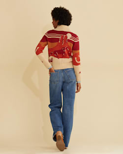 WOMEN'S WESTERN SCENIC COTTON CARDIGAN | Pendleton