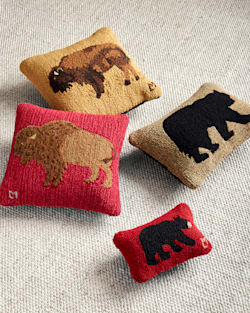 Buy Buffalo Hooked Square Pillow, Soft & Cozy Home Decor | Pendleton
