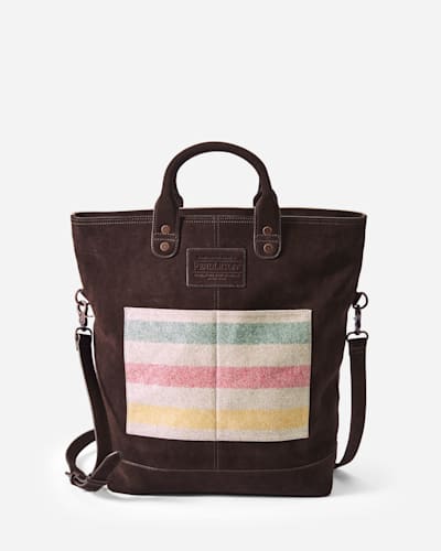 GLACIER STRIPE LONG TOTE | Pendleton