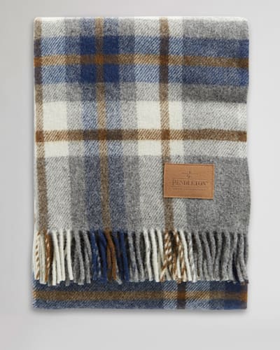 Motor Robe with Leather Carrier-Pure Virgin Wool | Pendleton