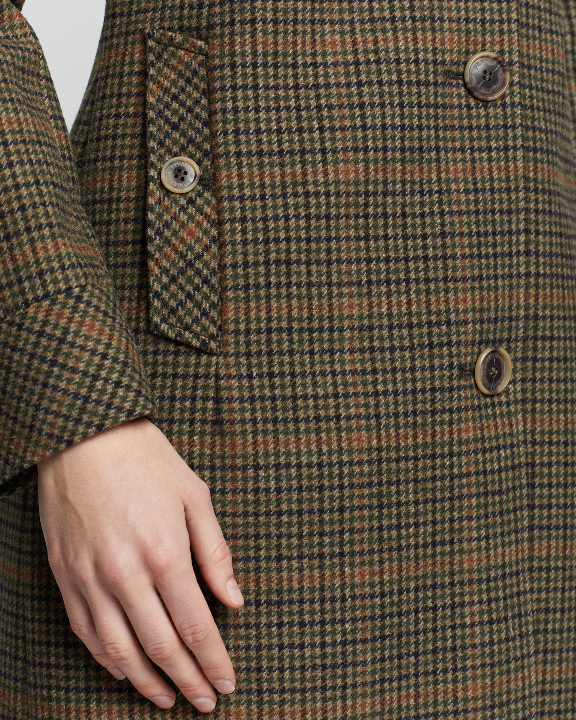 Women's Tweed Walker Wool Coat