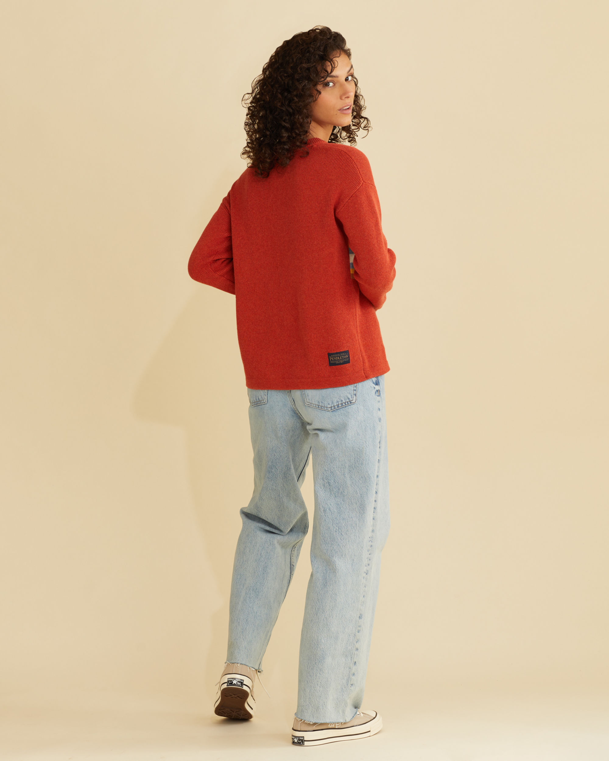 WOMEN'S HARDING COTTON SWEATER | Pendleton