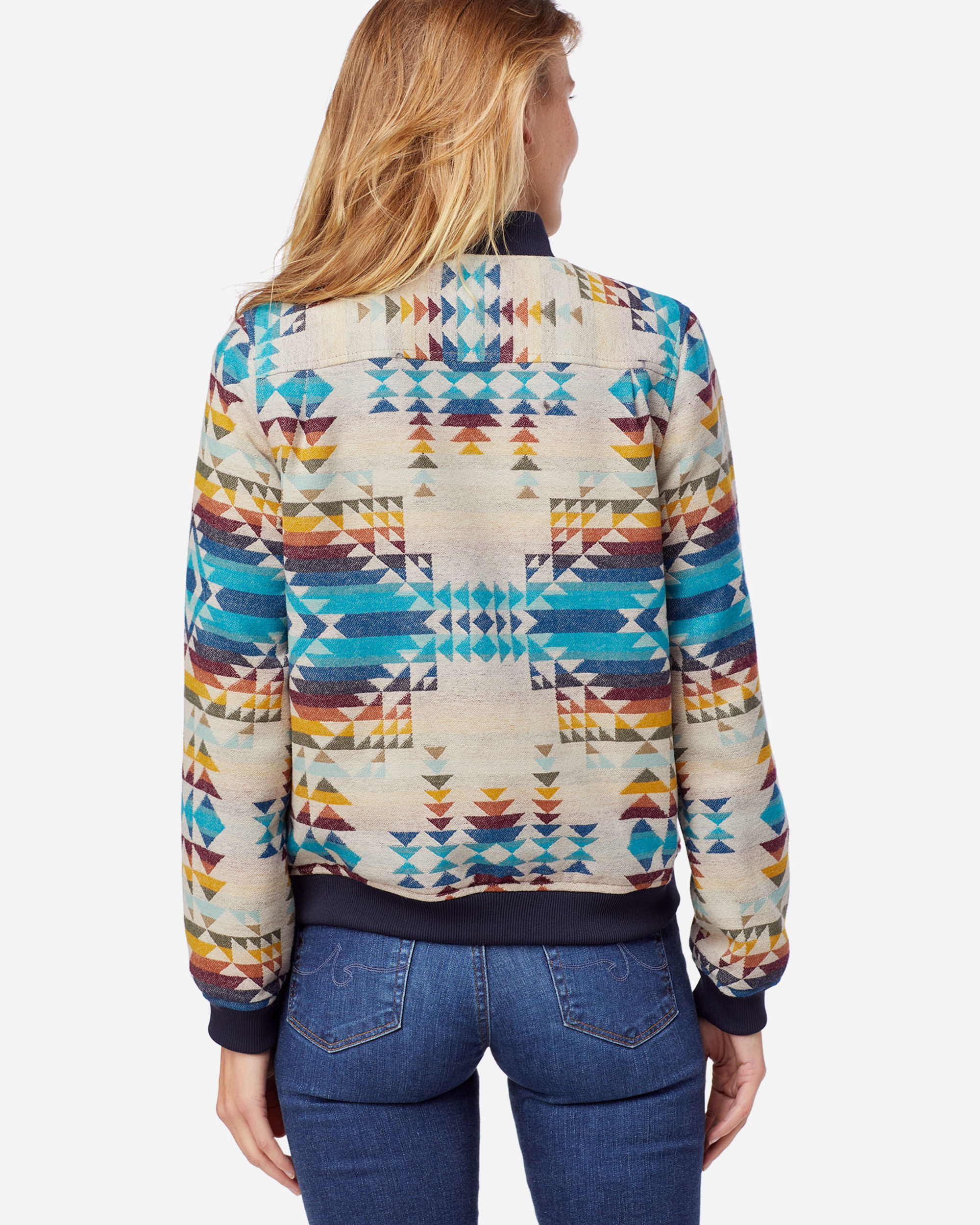 WOMEN'S PILOT ROCK JACQUARD BOMBER JACKET