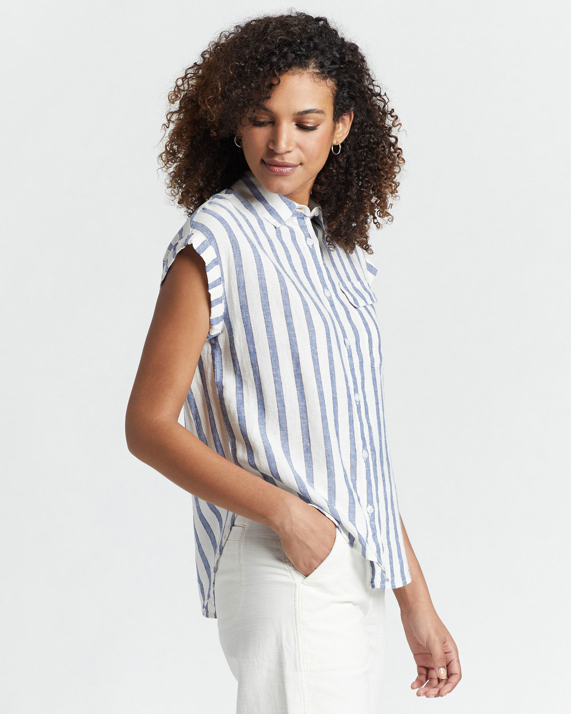 Women's Short-Sleeve One-Pocket Shirt