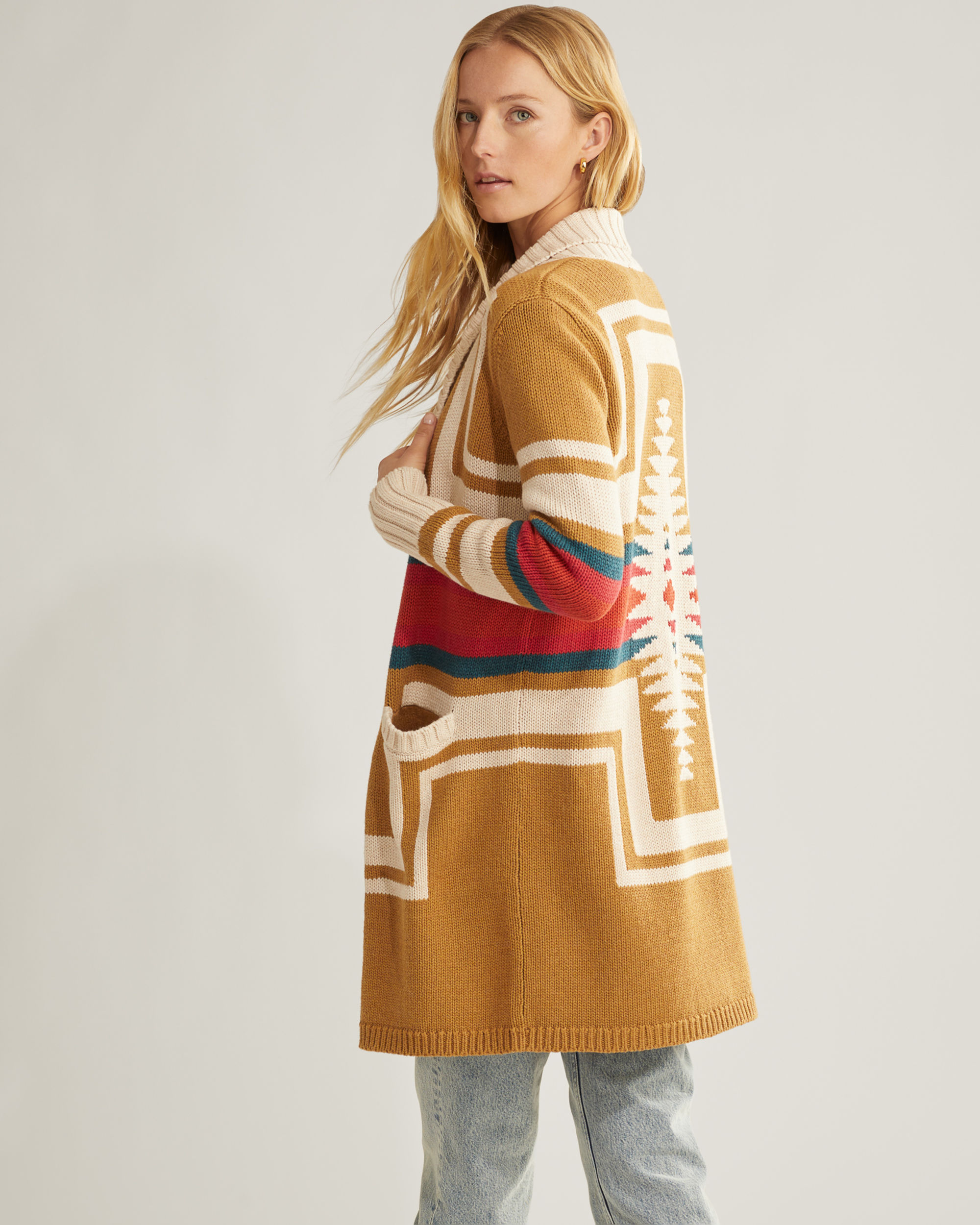 WOMEN'S HARDING OPEN CARDIGAN | Pendleton Woolen Mills