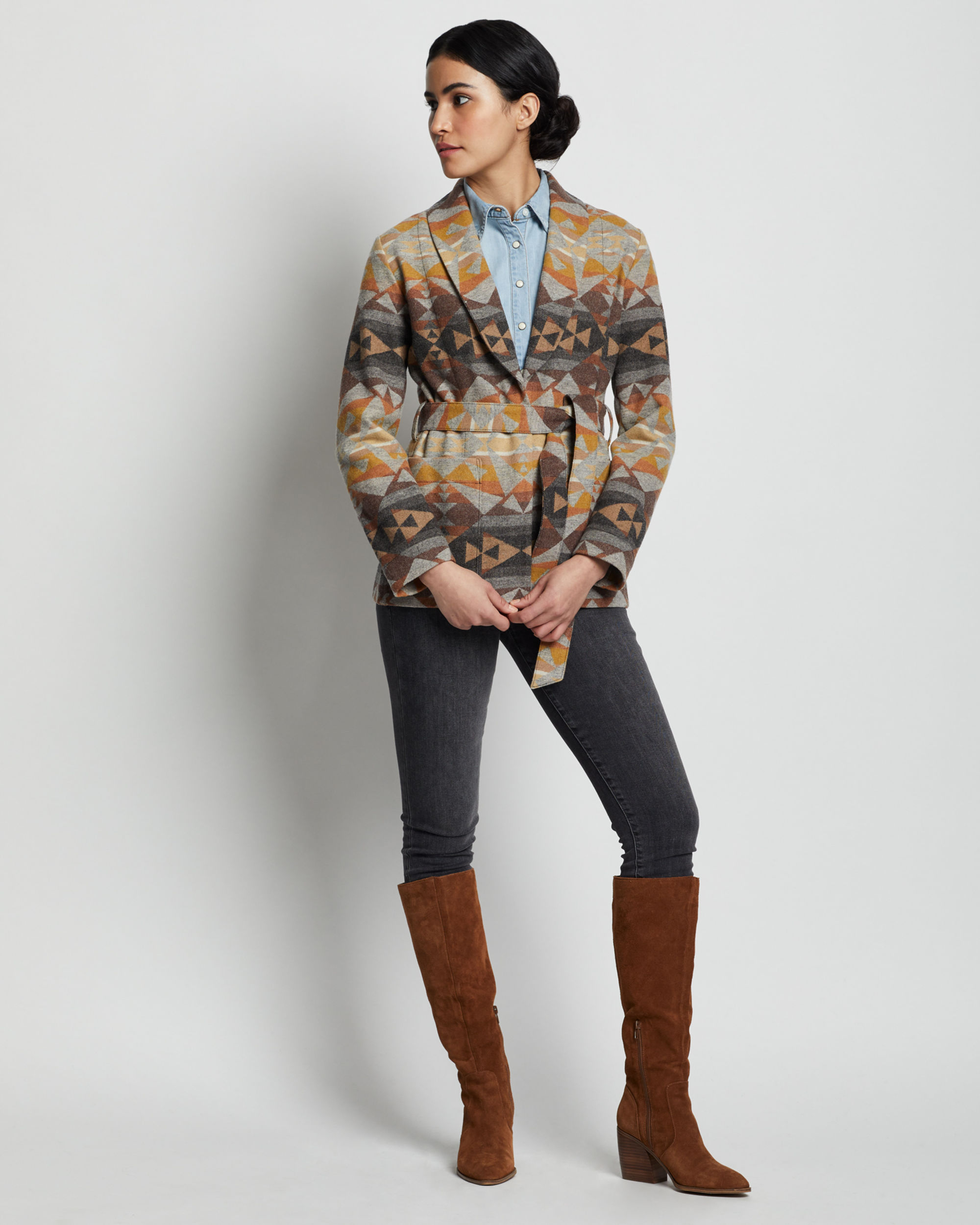 Women's Wool Wrap Jacket