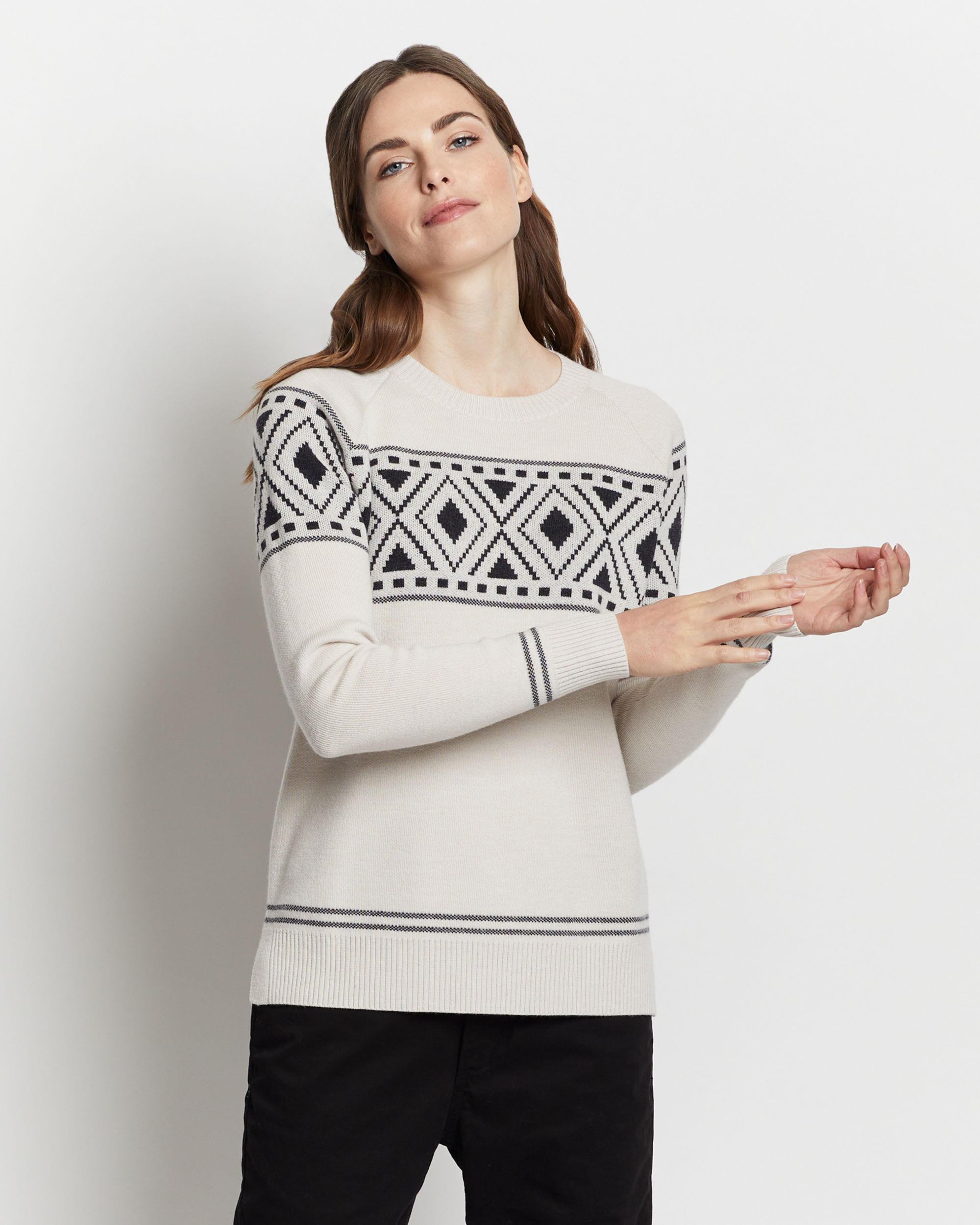 Women's Graphic Merino Crewneck Sweater | Pendleton