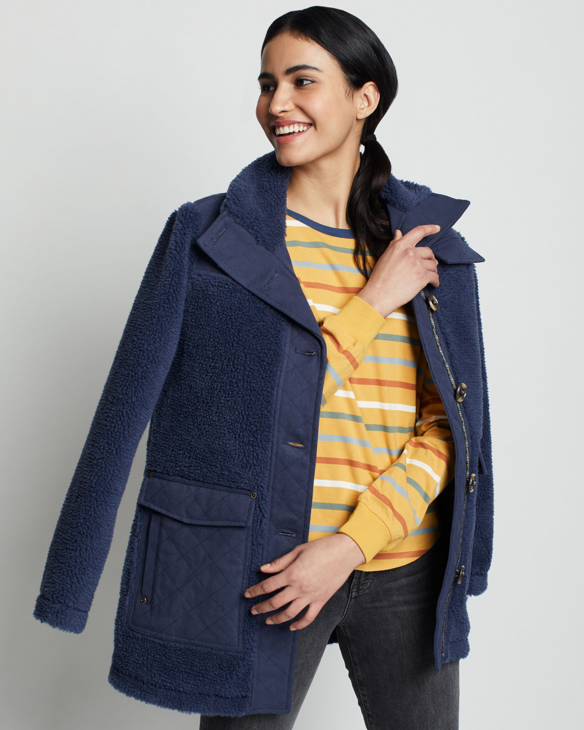 Women's Dearborn Berber Fleece Barn Coat | Pendleton