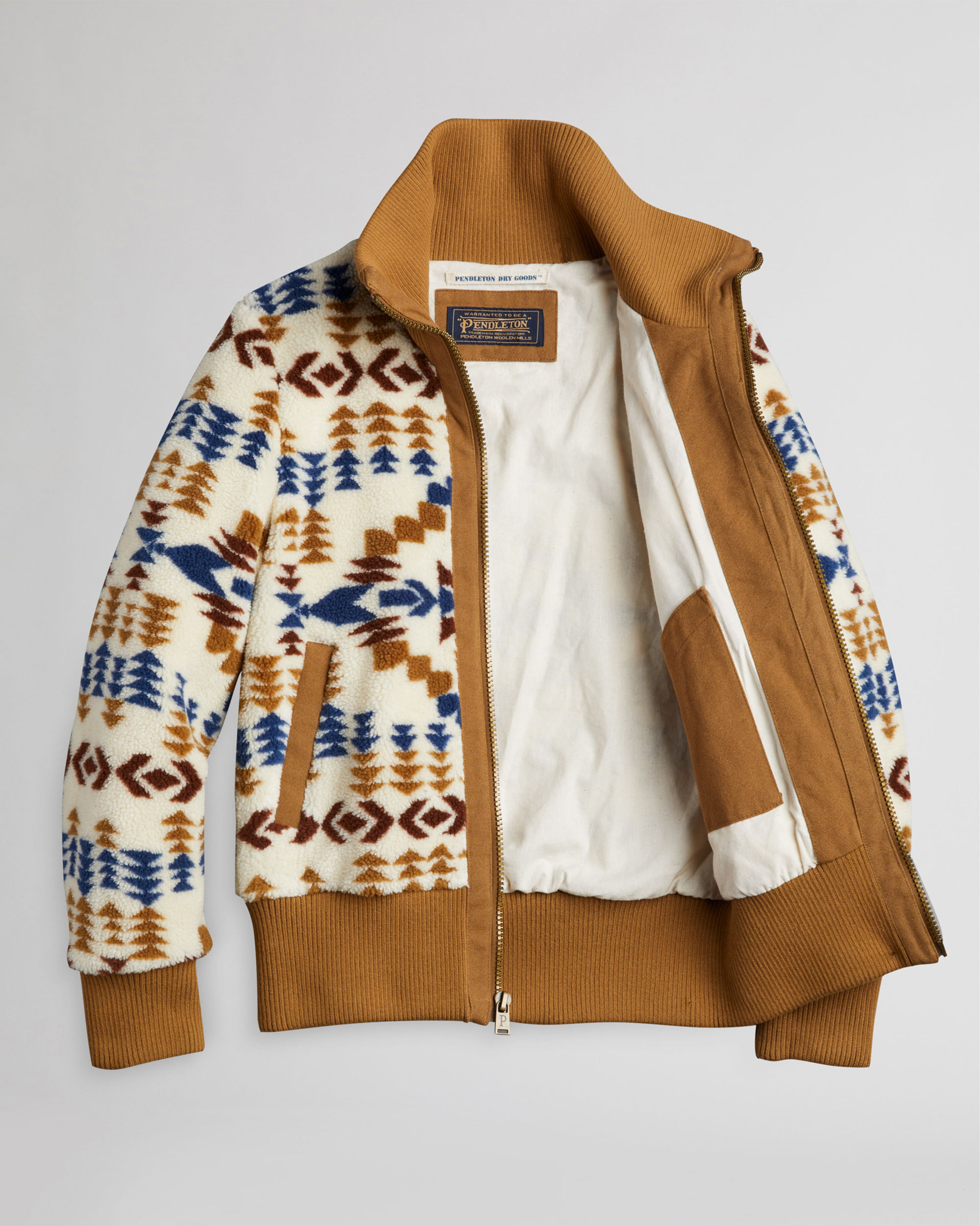 Women's Foxglove Fleece Bomber Jacket | Pendleton Woolen Mills