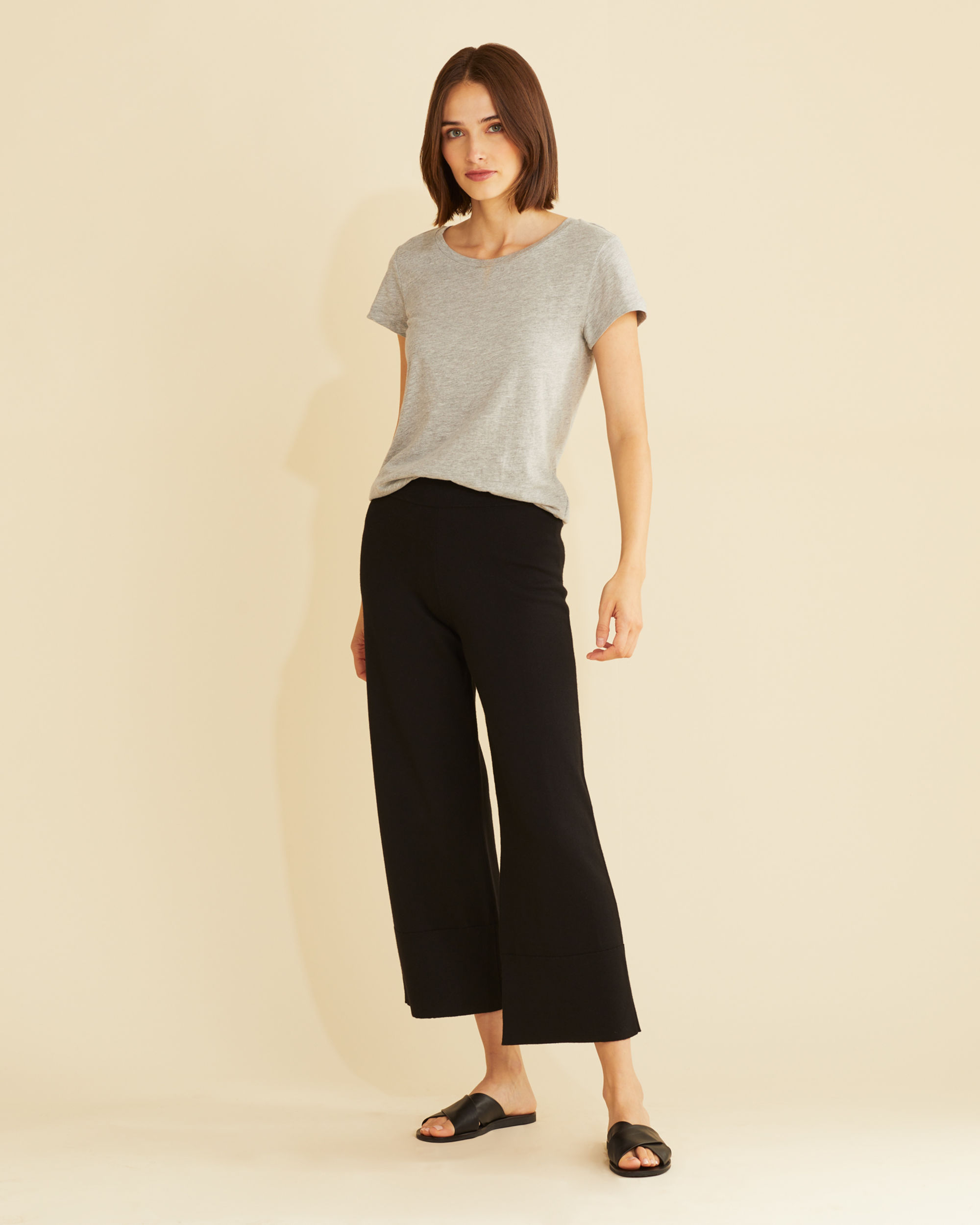 Women's Wide-Leg Merino Pants | Pendleton Woolen Mills