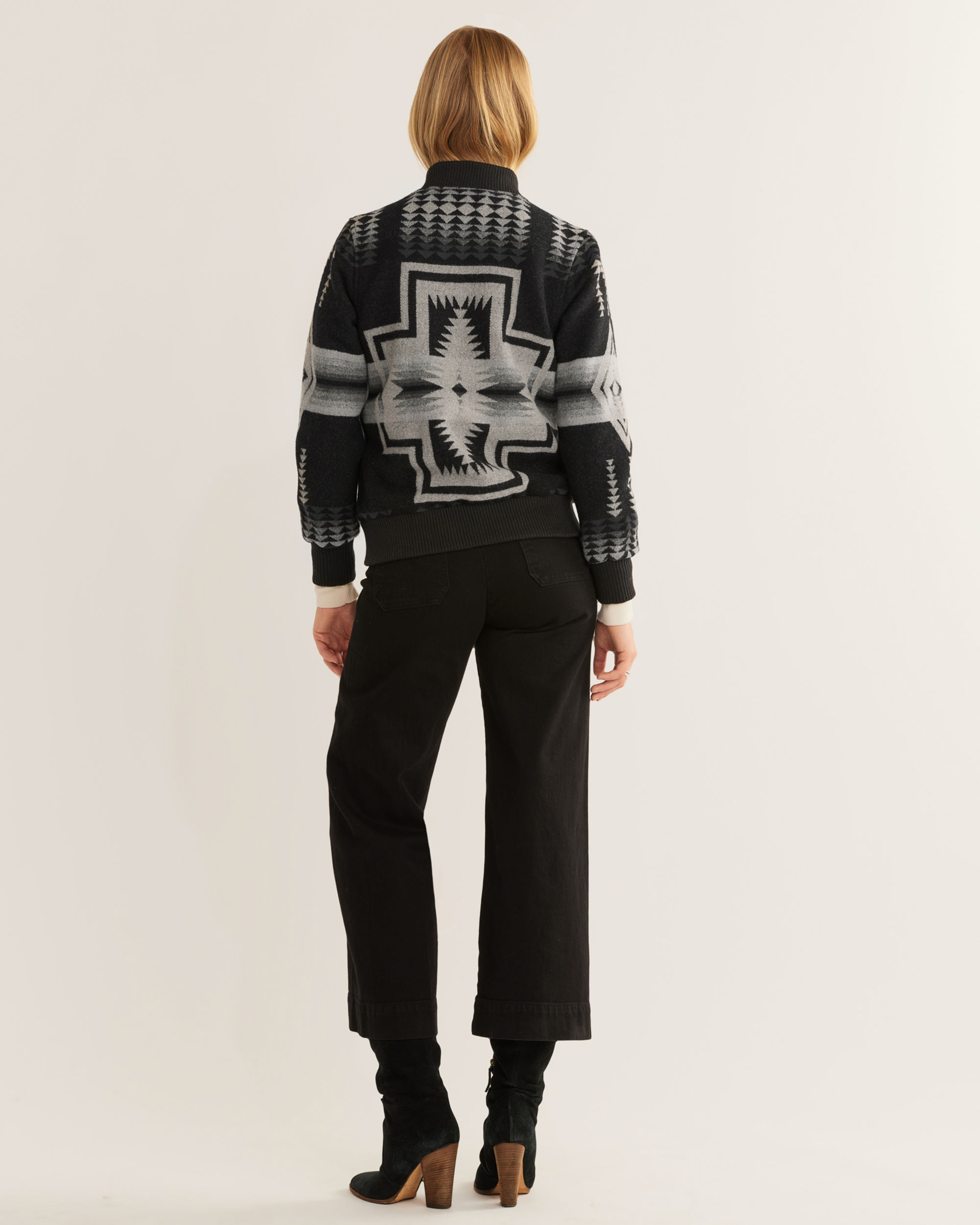 Stay Warm & Stylish in the Women's Harding Wool Bomber | Pendleton
