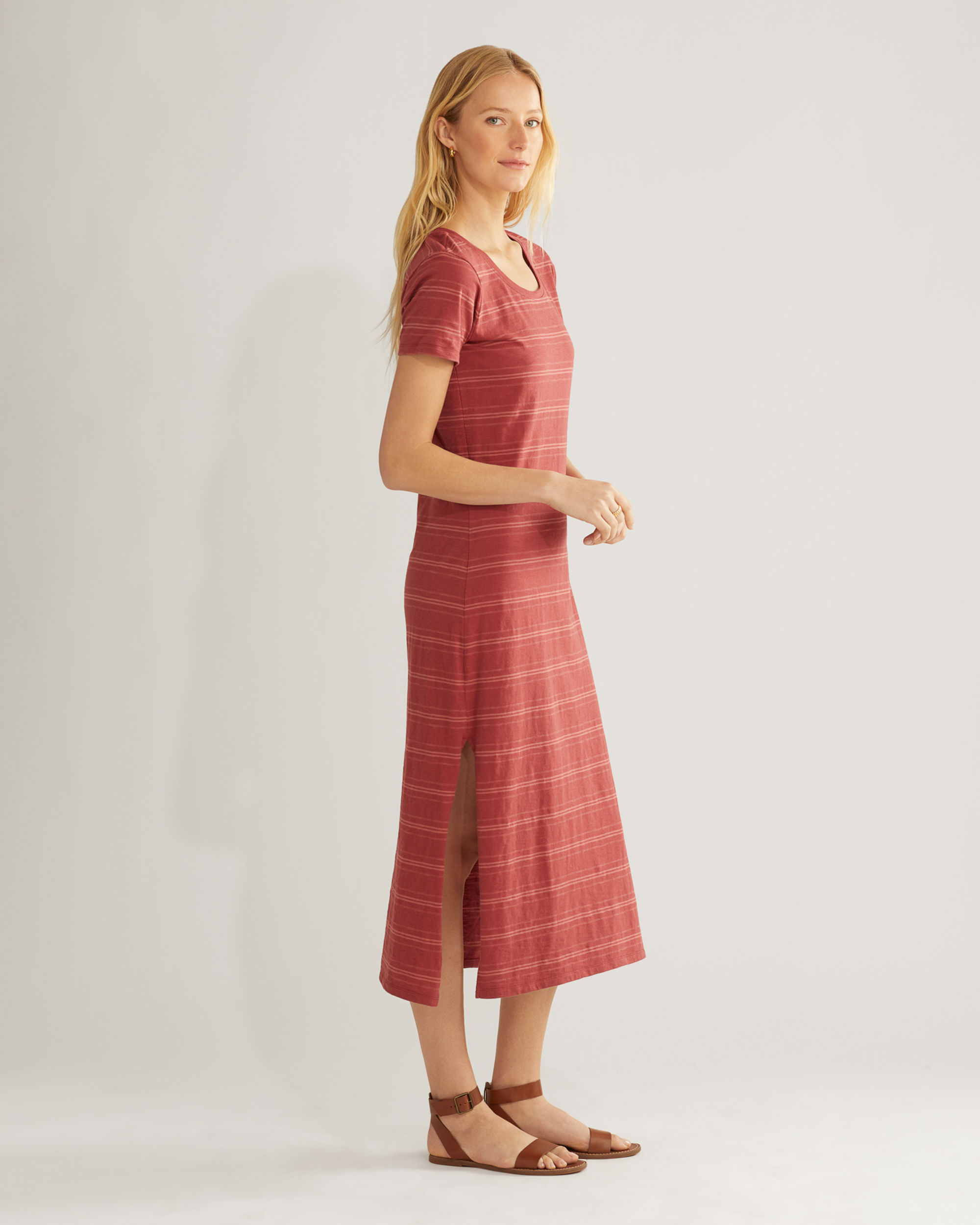 Look Fab in Women's Cotton Slub Midi Dress | Pendleton