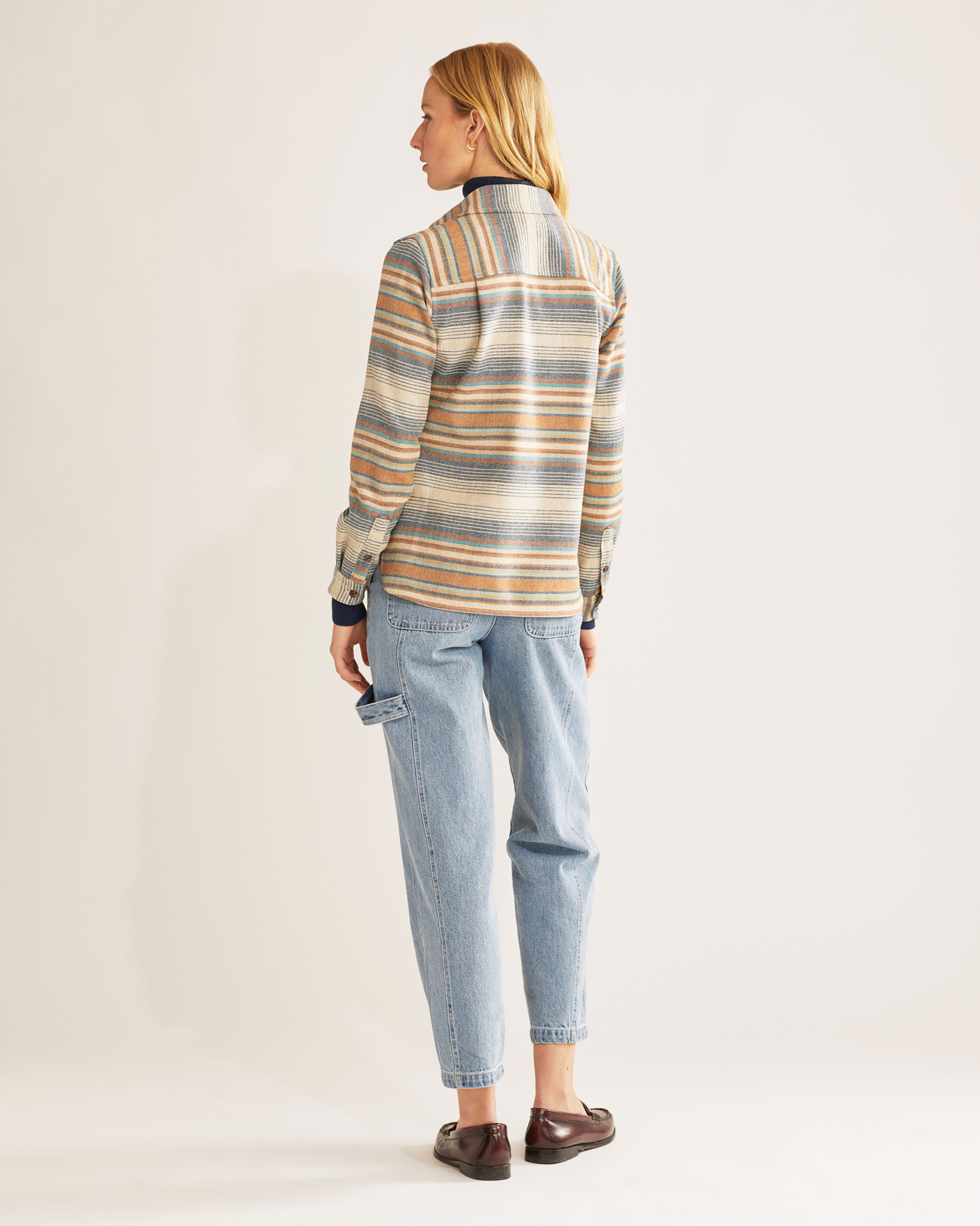 Look Stylish in the Women's Striped Board Shirt | Pendleton Woolen Mills