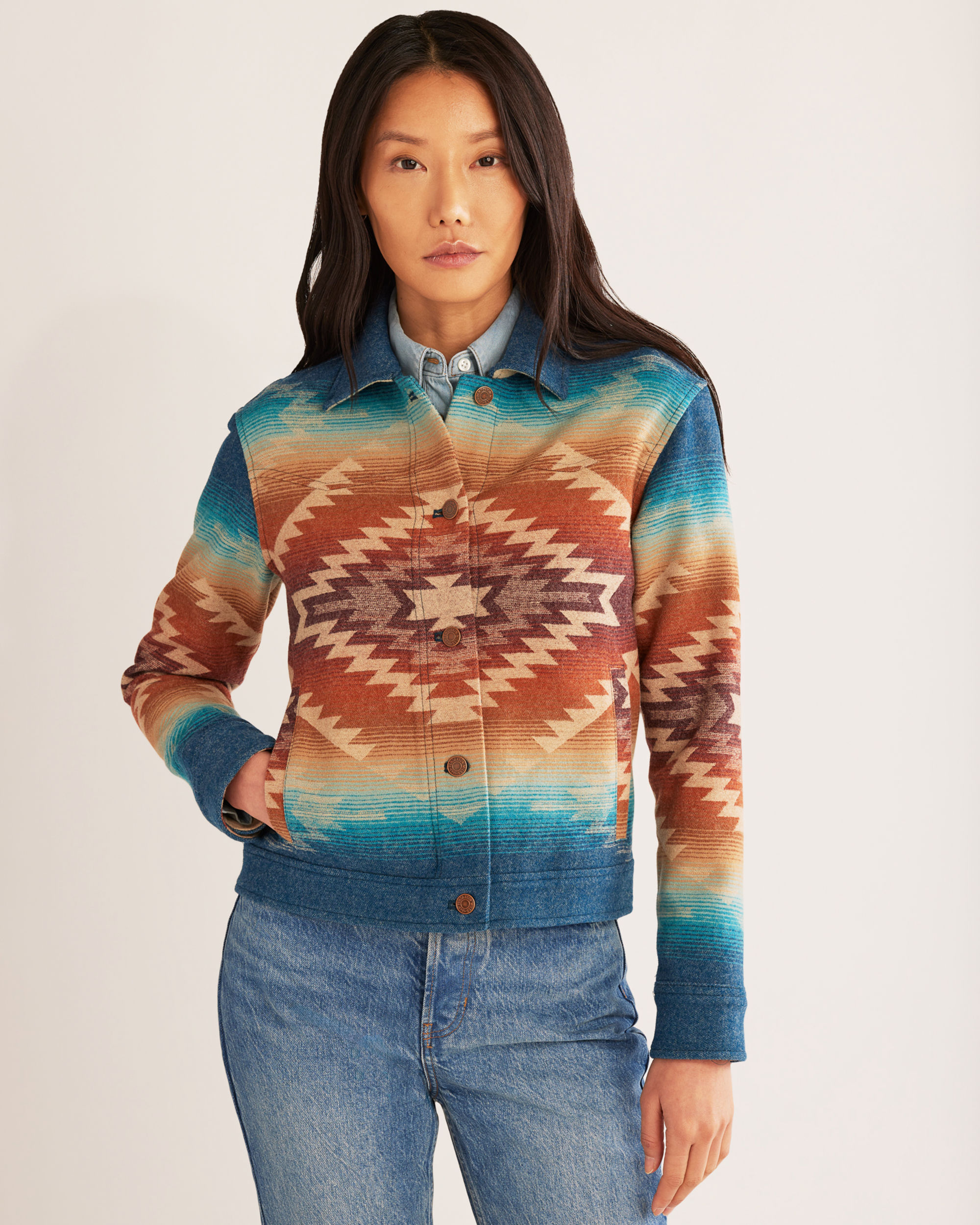 Stay Warm & Stylish with Women's Canyon Wool Jacket | Pendleton
